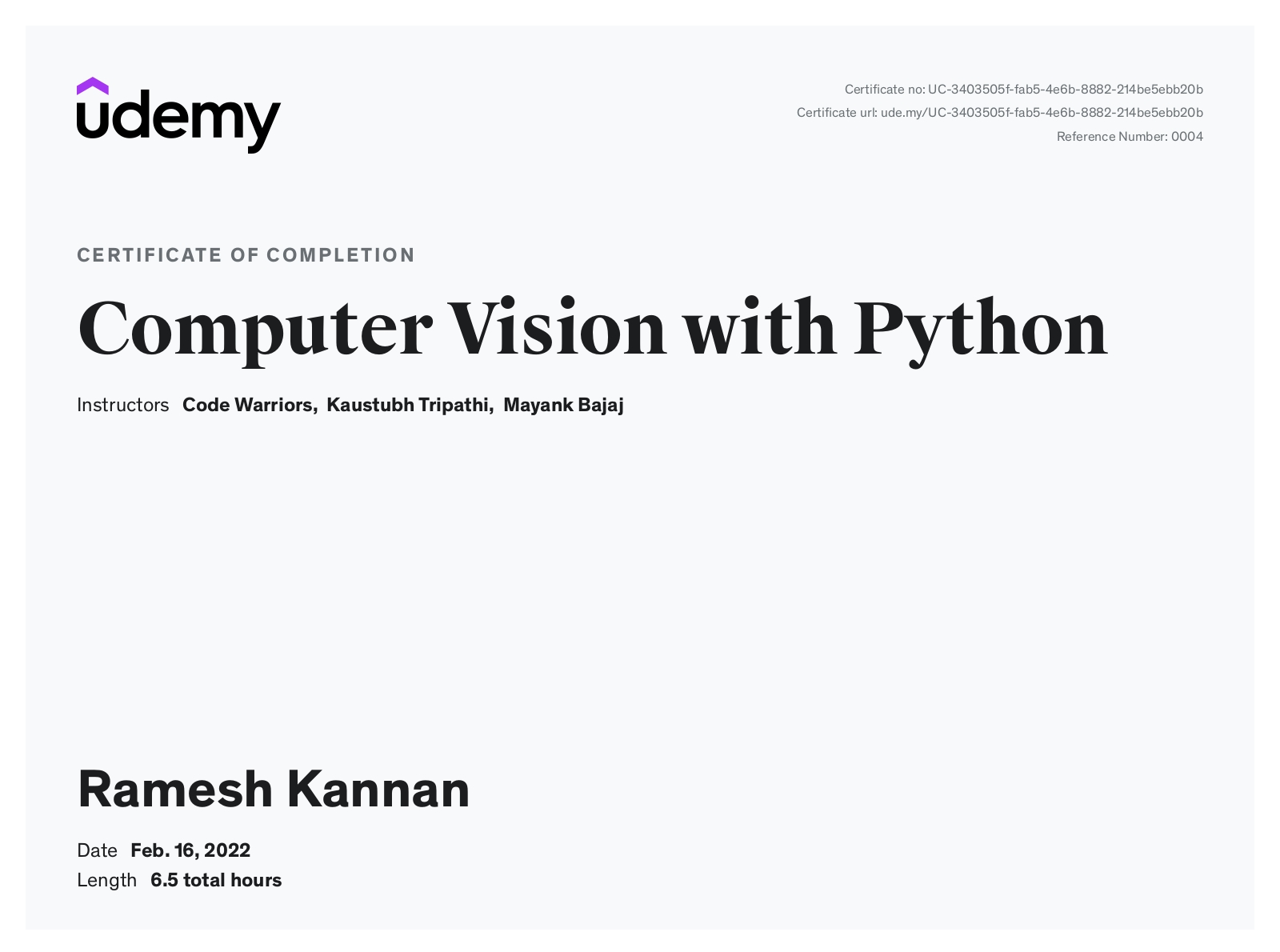 Mr.Ramesh Kannan Profotolia